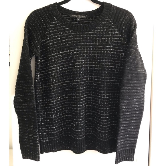 Generation Love | Sweaters | Vintage Generation Love Black Sweater ...
